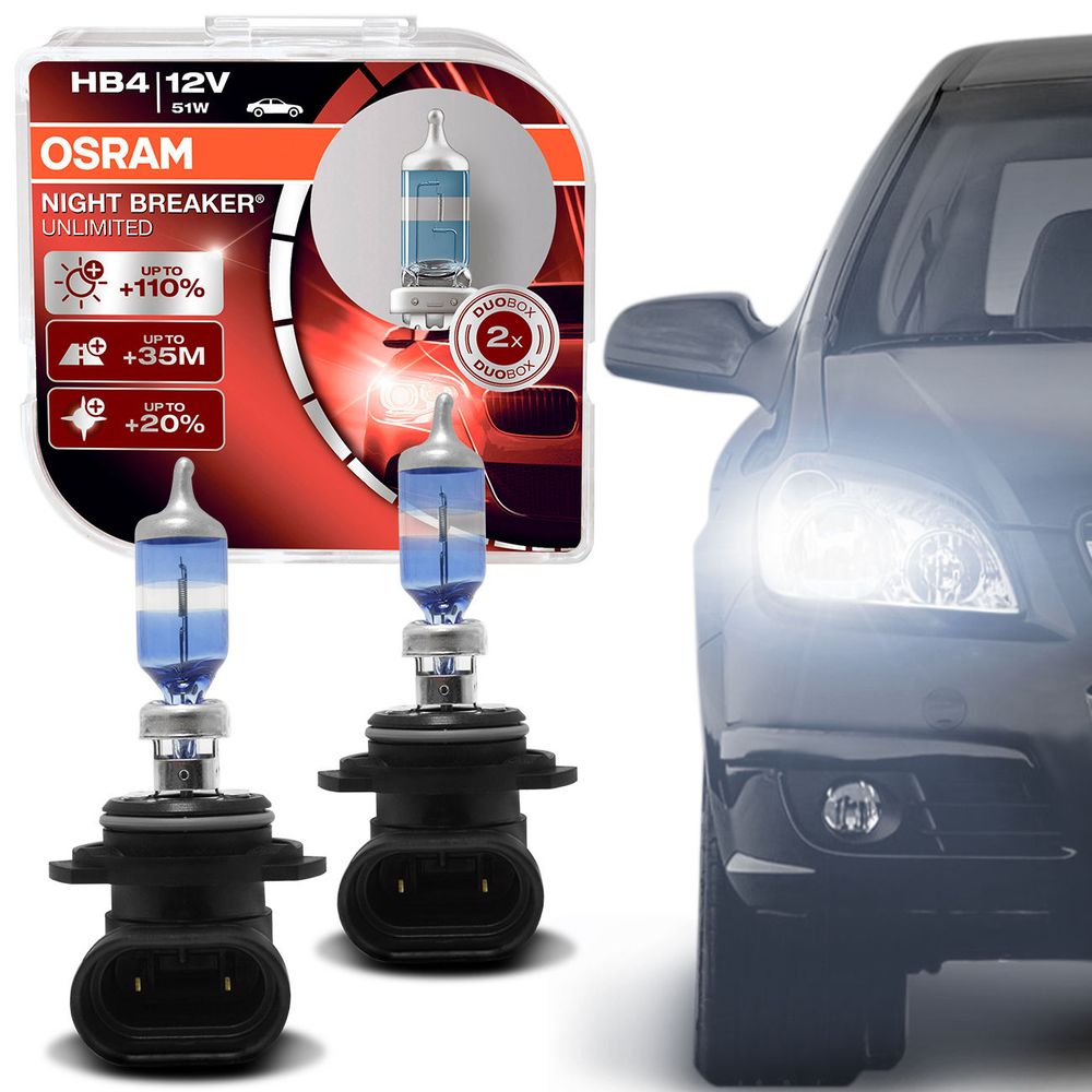 Lâmpada HB4 Osram Super Branca Vectra 3900K - Connect Parts